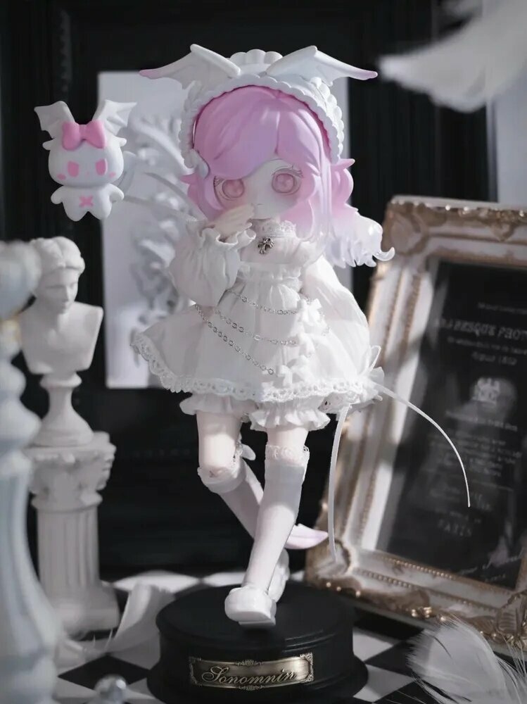 LEI-Doll 1/12 Кукла с шаровидными суставами BJD,(The Lulu Elf Story) ,20cm, полный набор прически, одежды и аксессуаров, коллекционная, подарок для девочек