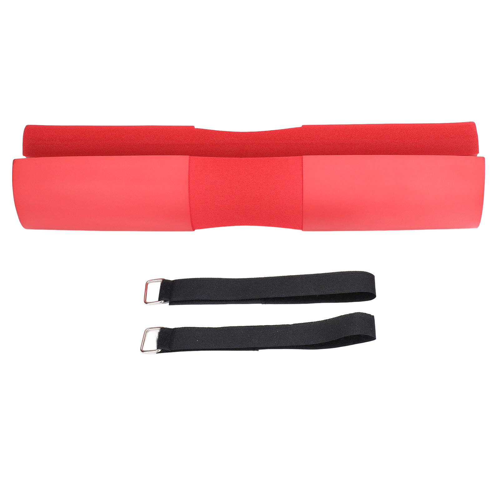 Подушка для приседаний, защита шеи, плеч и штанги для приседаний, выпадов и тяги бедер, красная