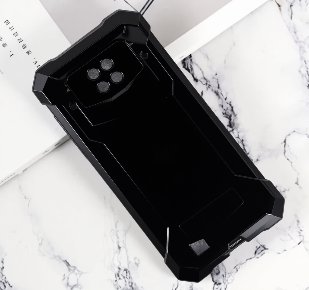 Чехол панель-накладка MyPads для DOOGEE S88 Pro ультра-тонкая полимерная из мягкого качественного силикона черная