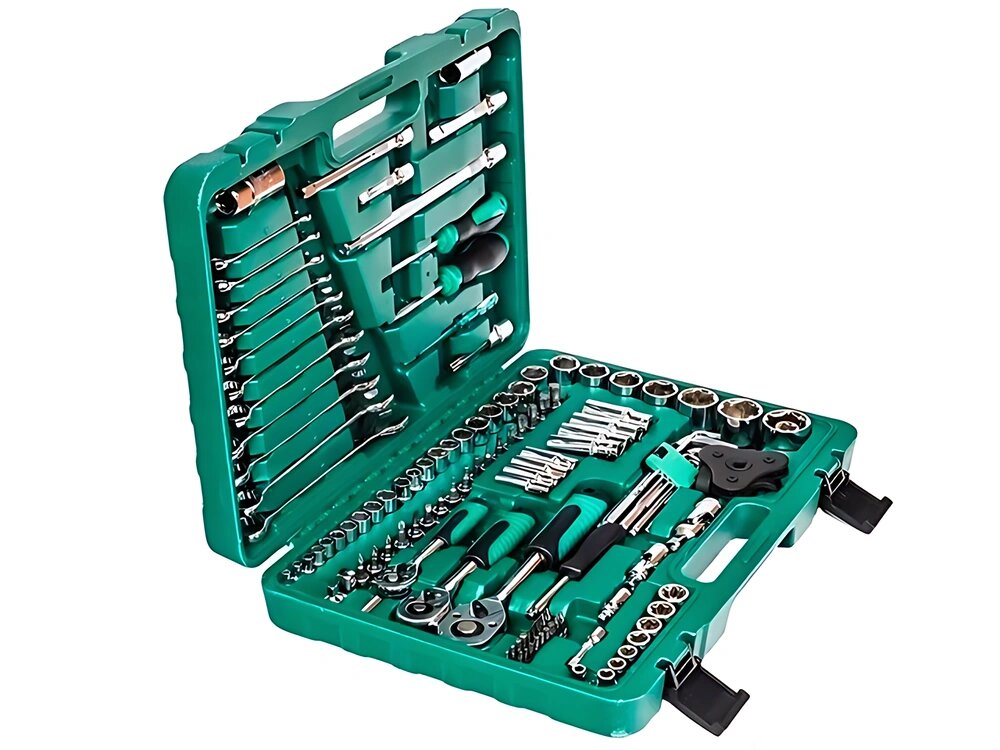 Набор инструментов Razaian для дома и автомобиля в чемодане, 121 предмет