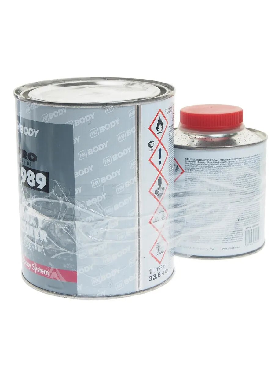 Грунт эпоксидный 989 1кг с отвердителем 732 EPOXY 0.25л BOD