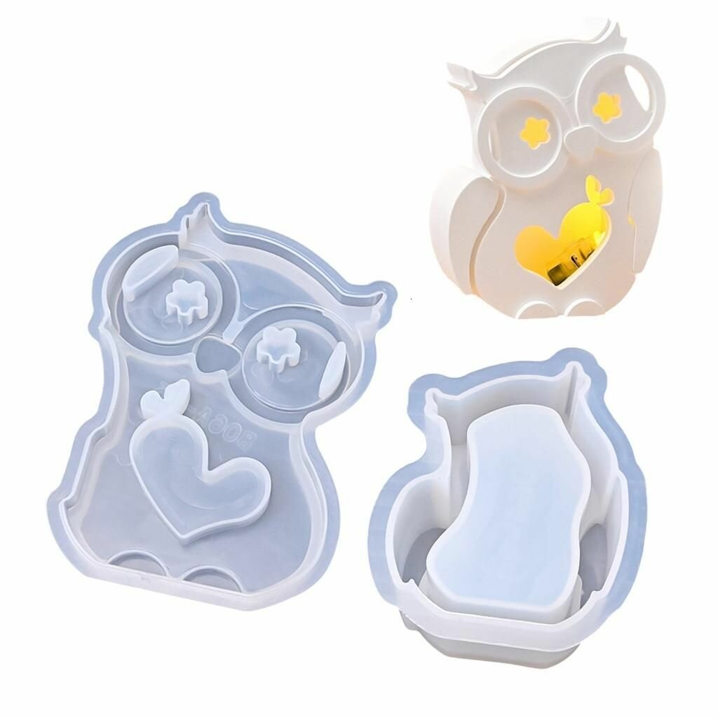 Форма для силиконовой совы, - L - Звездные глаза