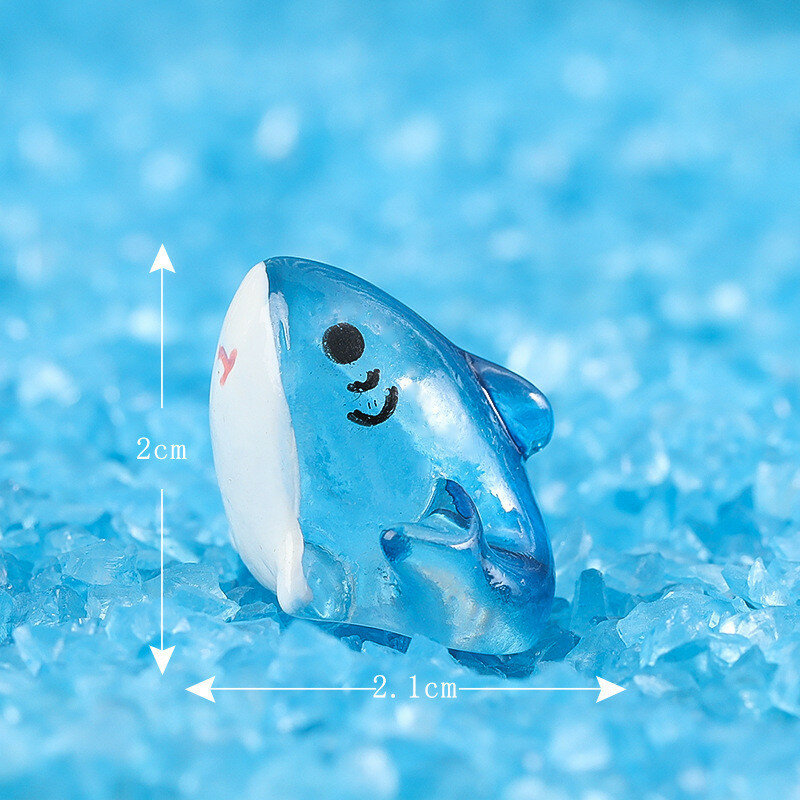 Миниатюры lovable resin shark для океанского мира сказочных садов и декора аквариумов, стиль e