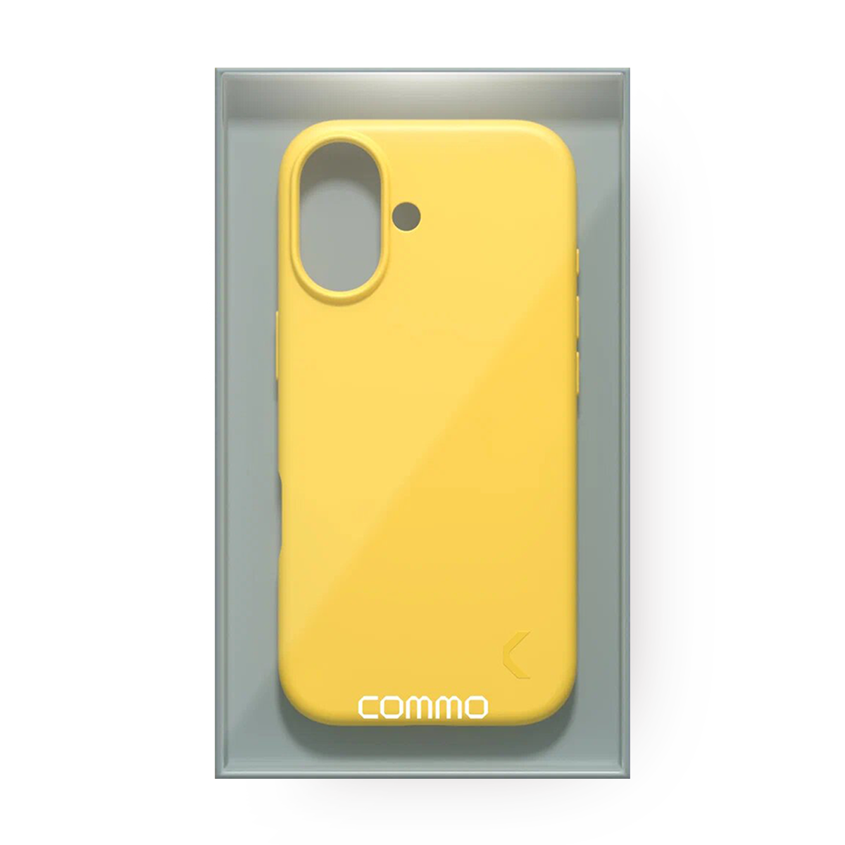 Эксклюзивный желтый чехол Commo Shield для беспроводной зарядки iPhone 17 из силикона