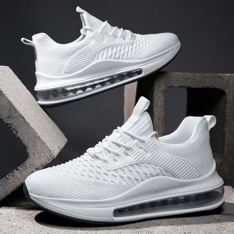 Летние мужские кроссовки Yeezy, дышащие, амортизирующие кроссовки с воздушной подушкой, размер плюс 48, модная мужская спортивная обувь, кроссовки для бега, 39-48.