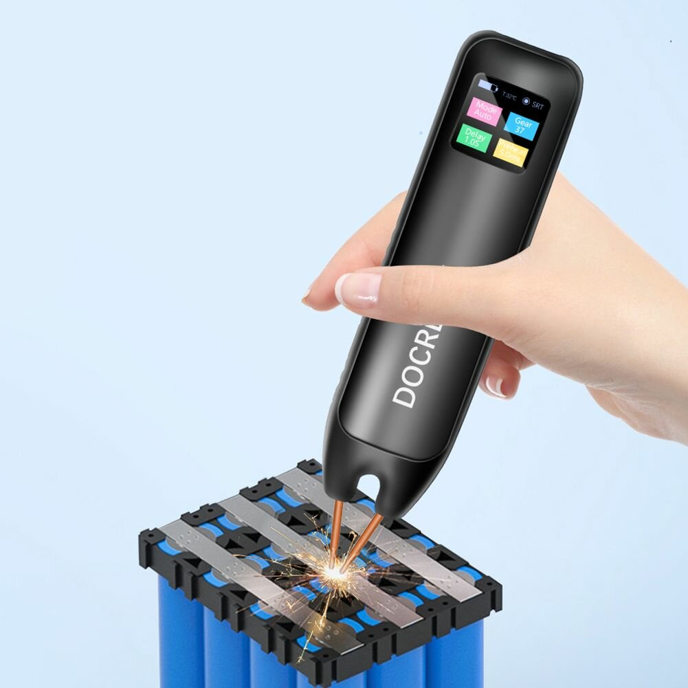 Docreate Точечный Сварочный Аппарат DIY Ручной Точечный Сварочный Аппарат