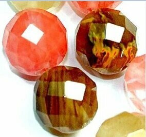 Бусины из турмалина и халцедона YOUCAIHUA арбузного цвета 4-14 мм 4mm