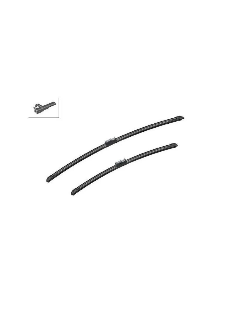 Комплект бескаркасных щеток стеклоочистителя