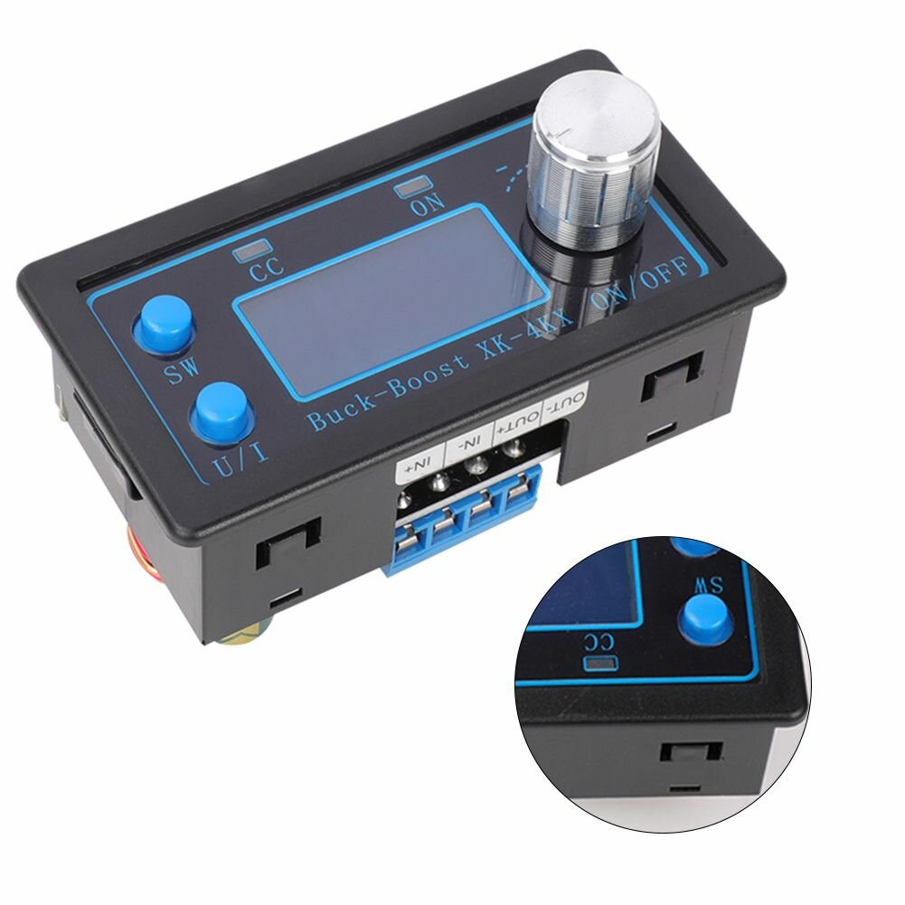 Программируемый повышающе-понижающий преобразователь 4KX с ЖК-дисплеем и защитой