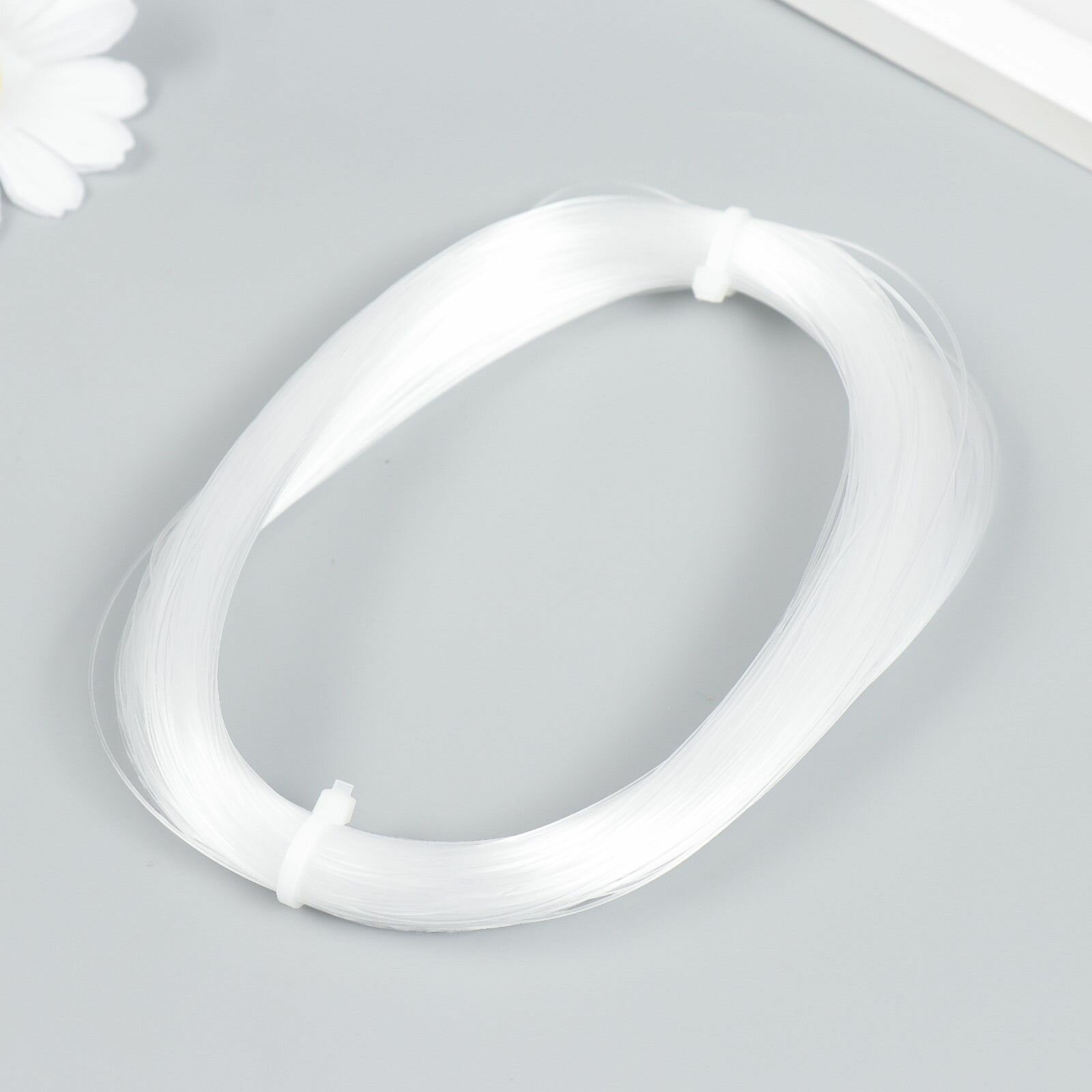 Леска для бисера d-0.6 мм 100 м в мотке, 1 шт.