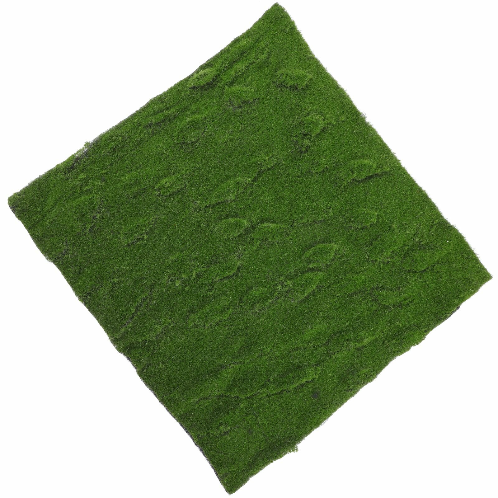 Моховой настольный бегунок 50x50 см — искусственный декоративный мох для стола, мини-сада и террариума в центр