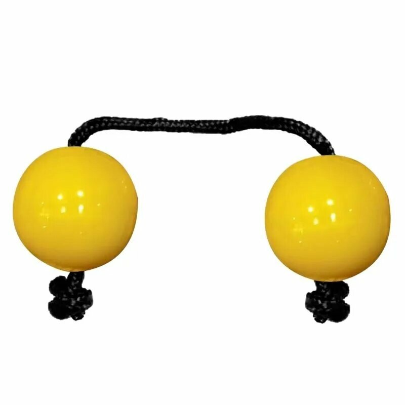 (1 струна) Ударный инструмент rhythm sand Ball-Черная веревка, желтый мяч
