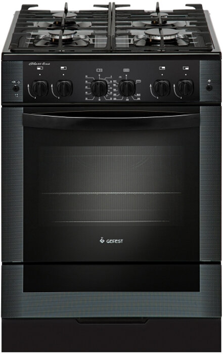 Плита газовая GEFEST ПГ 6500-02 0115, черный