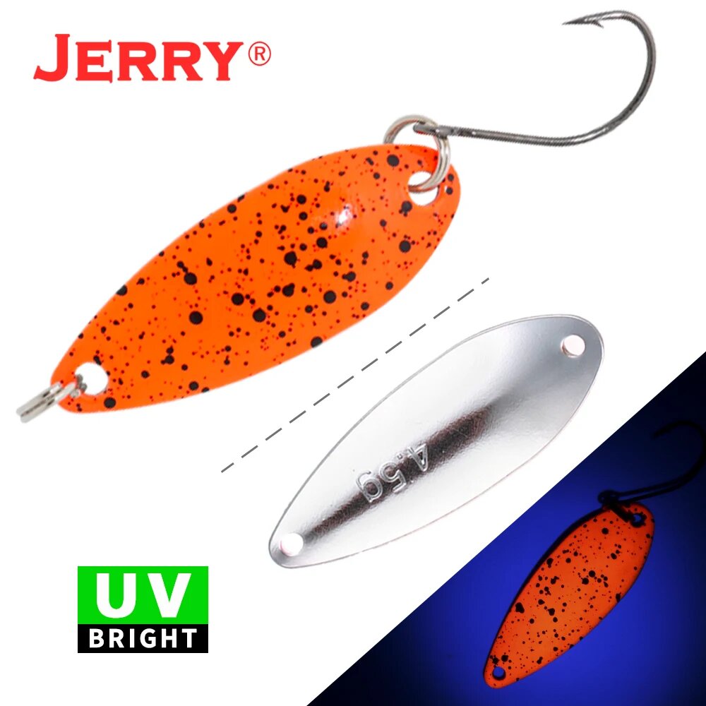 Джерри Скорпион 3 г 4,5 г Зона заброса и улица Ложки для ловли форели Приманки Металлический одинарный крючок Сверхлегкая спиннербейт Pesca