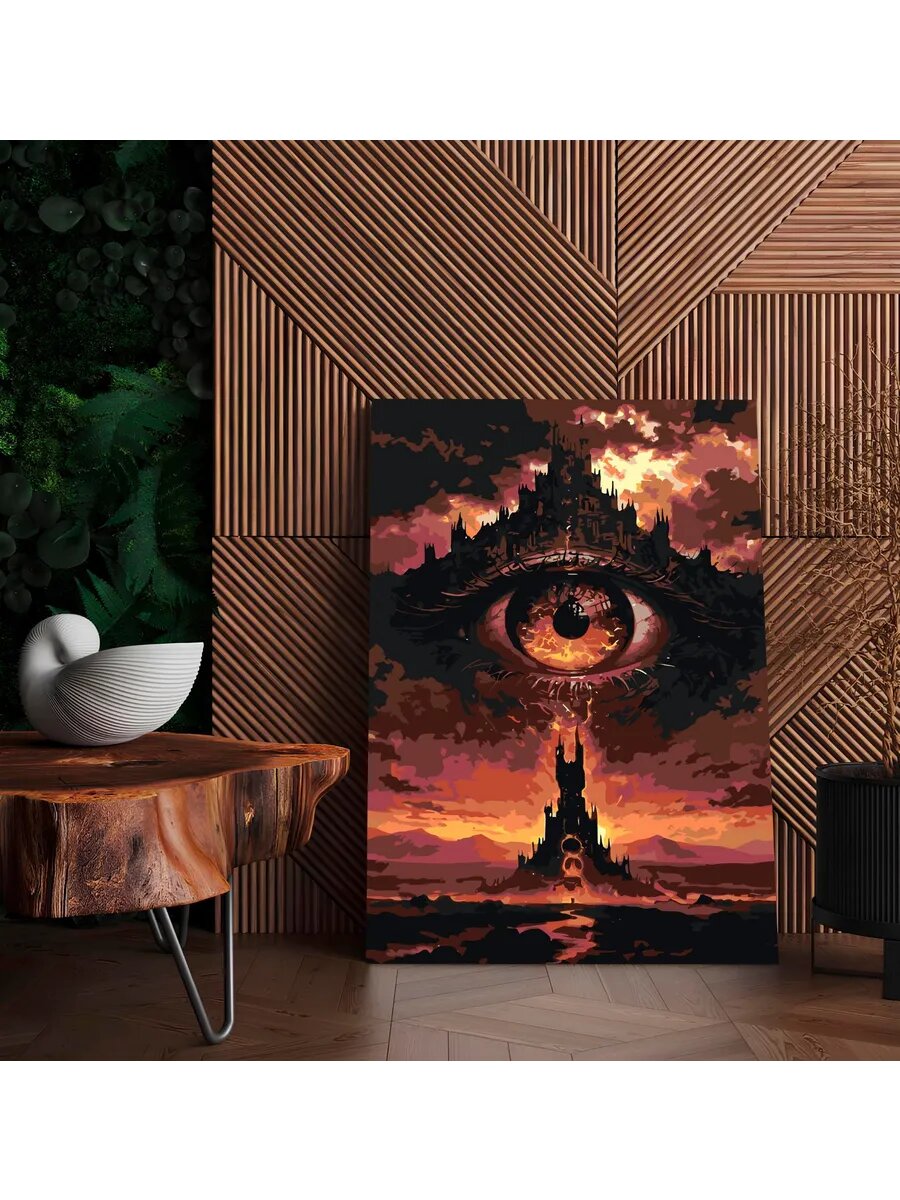 Картина по номера Властелин-колец_око_Саурона