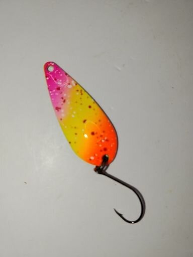 Блесна FOREST PAL Limited 35 мм UV 3.8 г воблер-блесна для щуки, окуня, судака и жереха