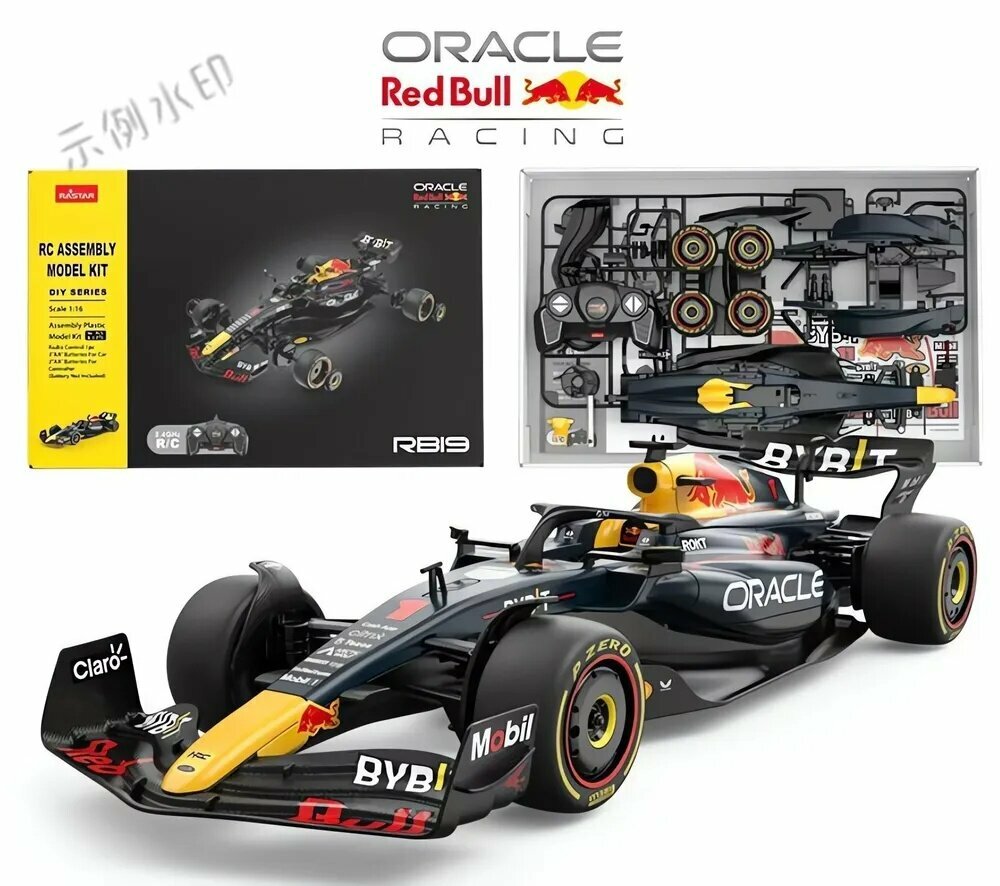 Радиоуправляемая сборная модель болида Формулы-1. RASTAR. Ред Булл "Red Bull" RB-19 № 1 Макс Ферстаппен (Масштаб 1:16)