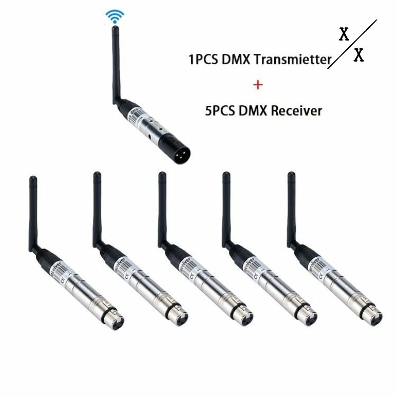 Приемник DMX512, 5 шт, и передатчик DMX512, 1 шт, для лазерной компьютерной лампы DJ