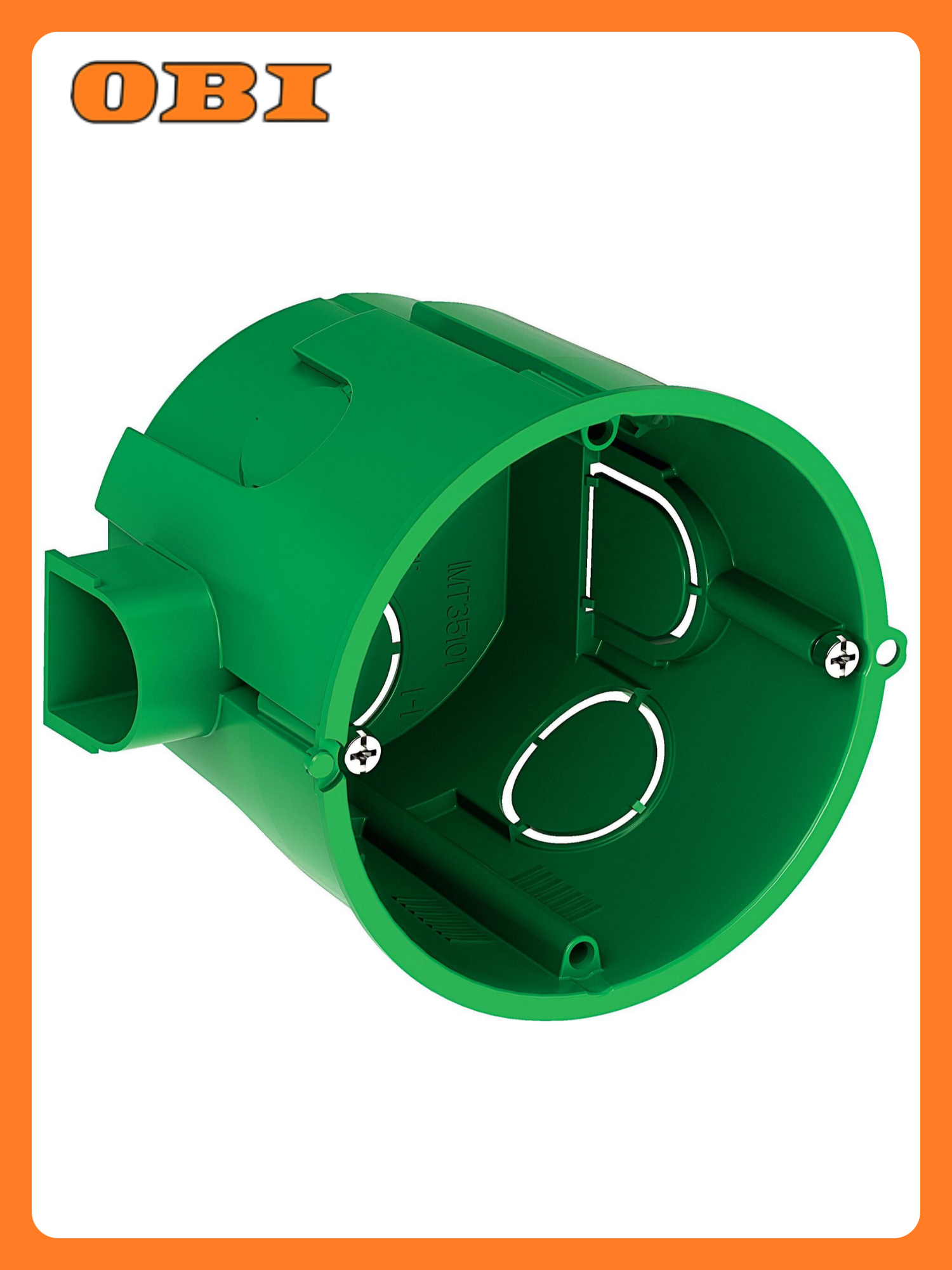 Подрозетник Schneider Electric Multifix, скрытый монтаж, полипропилен, зеленый, 65x60 мм