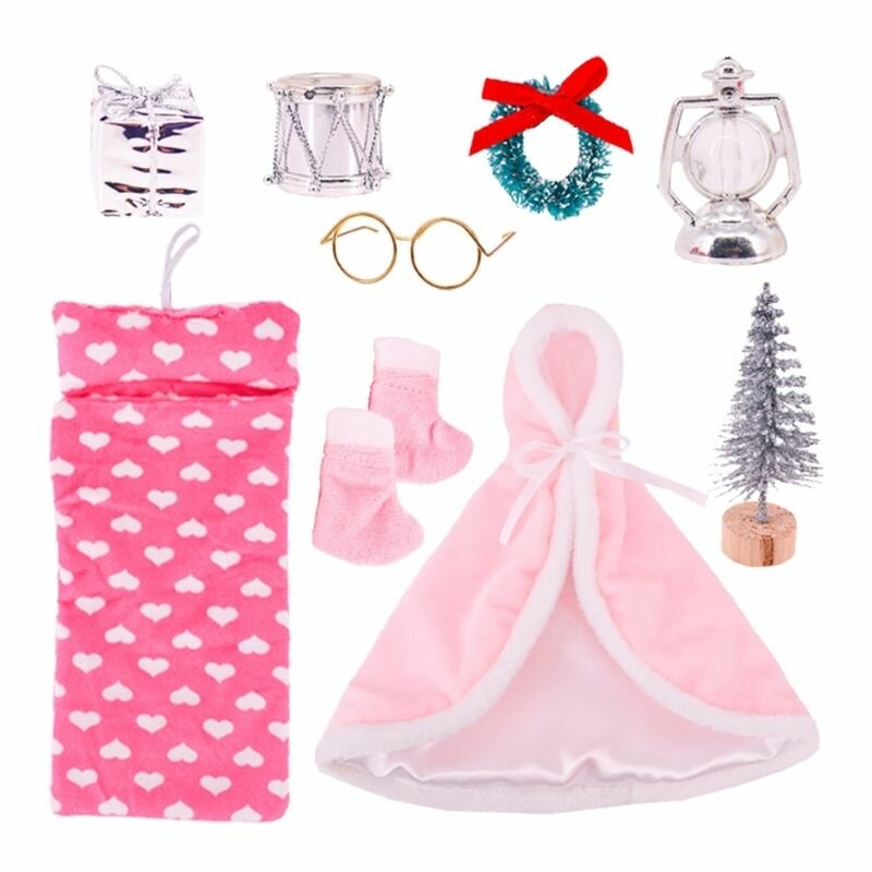 Рождественские плащи для кукол