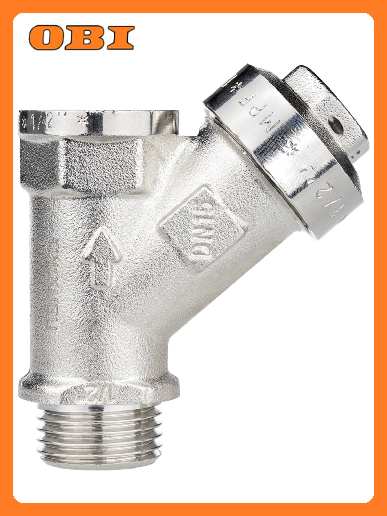 Фильтр косой 1/2" в/н с магнитом MPF