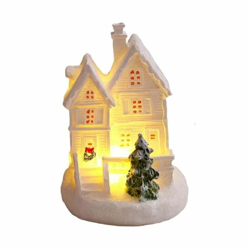 Пряничный домик для рождественской деревни, Армейский Зеленый