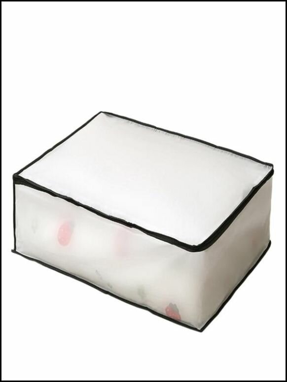 Полупрозрачная складная пластиковая сумка для хранения подушек, курток, одеял