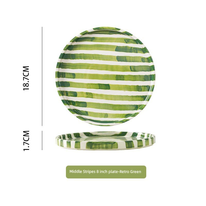 Кружка в скандинавском средневековом стиле, расписная вручную полосатая кофейная чашка, высококачественная чашка для