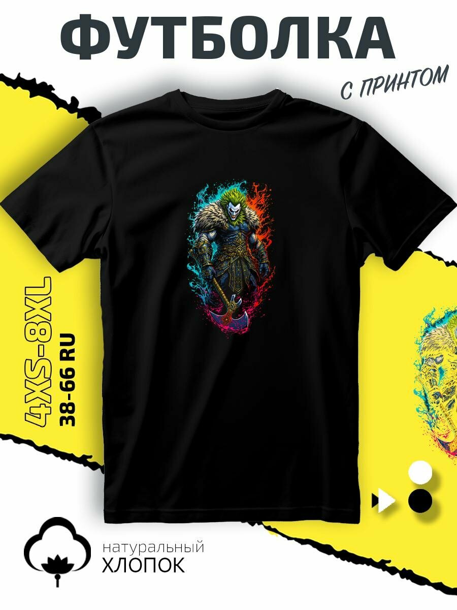 Футболка Джокер аниме воин