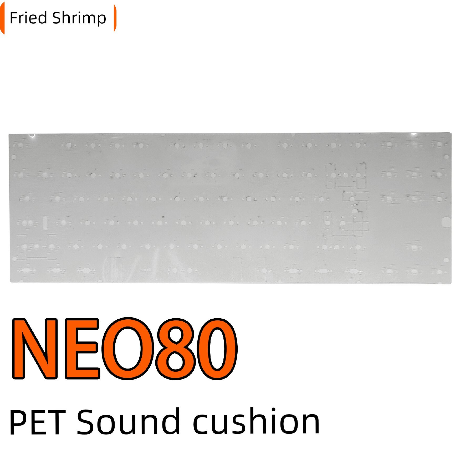 Механическая клавиатура NEO80, специальный звукопоглощающий комплект: подкладка из хлопка PORON, хлопковая подложка