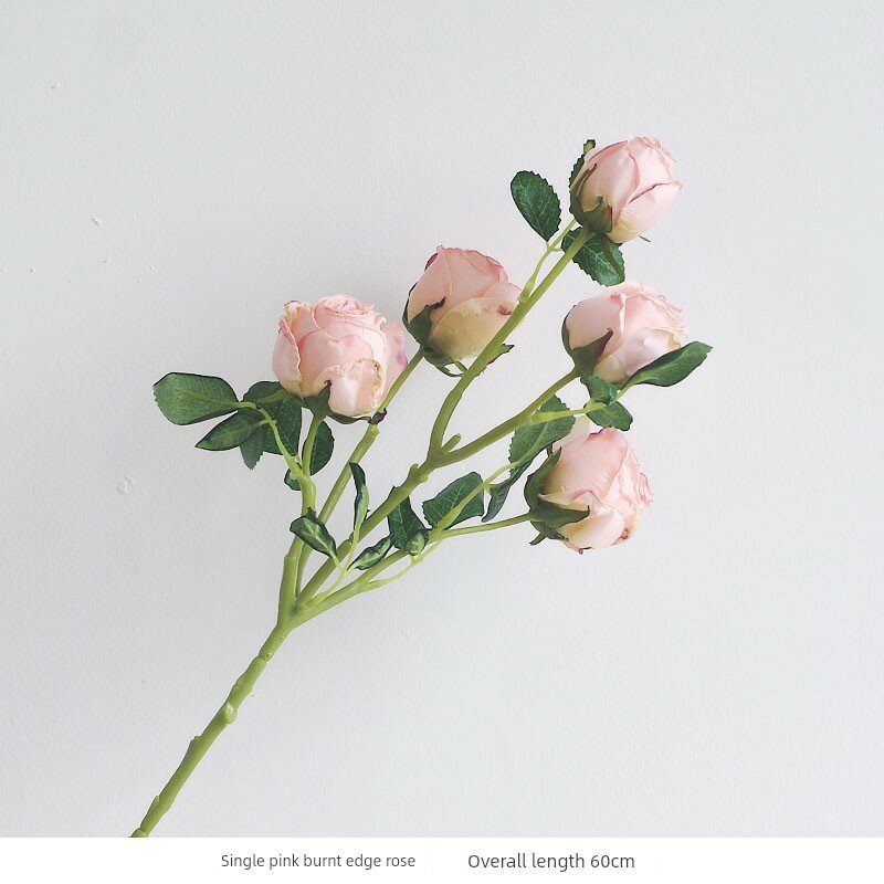 Ретро роза искусственный цветок гостиная искусственный цветочный букет украшения обеденный стол журнальный столик