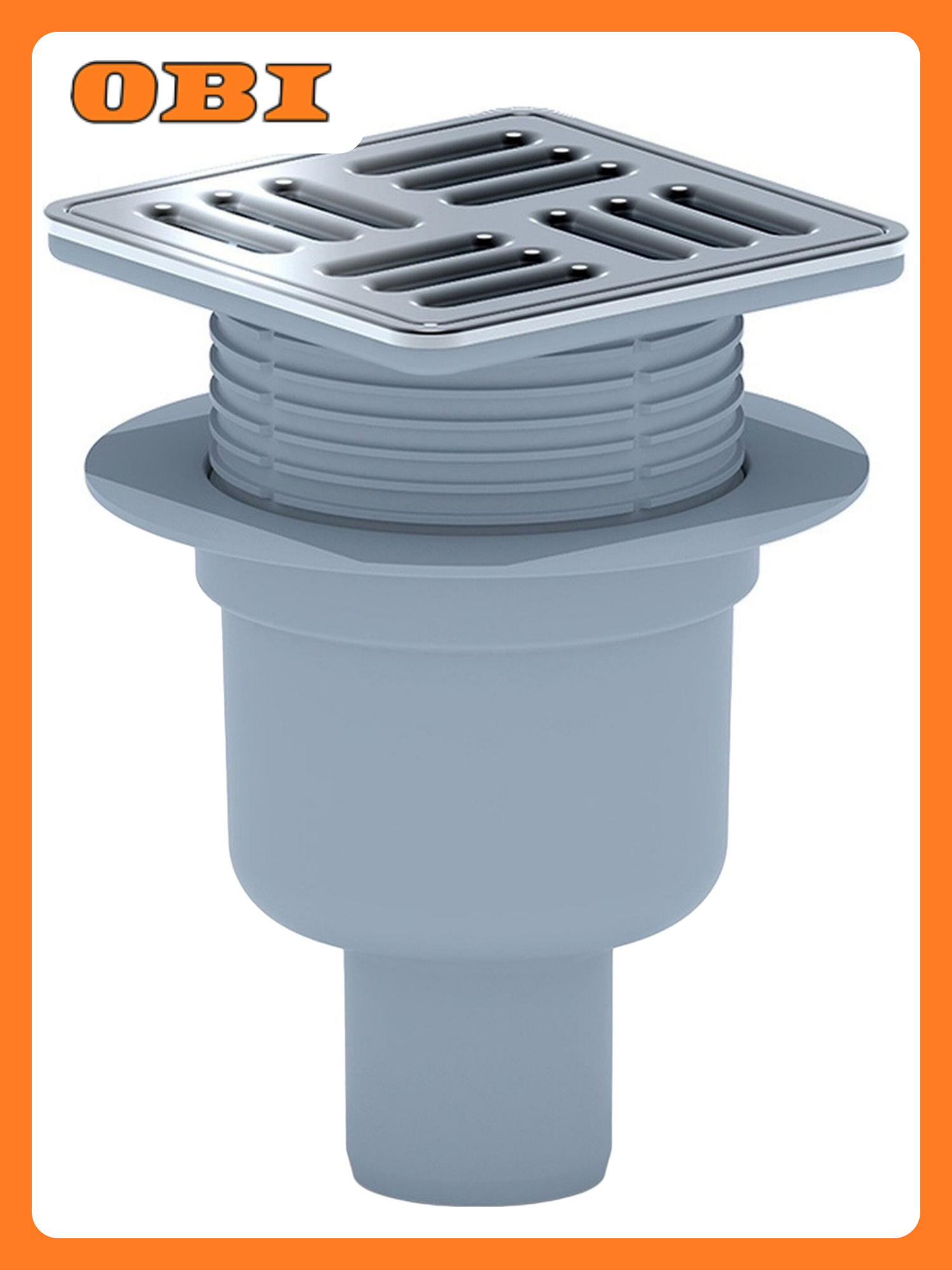 Трап водоотводный универсальный АНИ Пласт 120x120 мм регулируемый