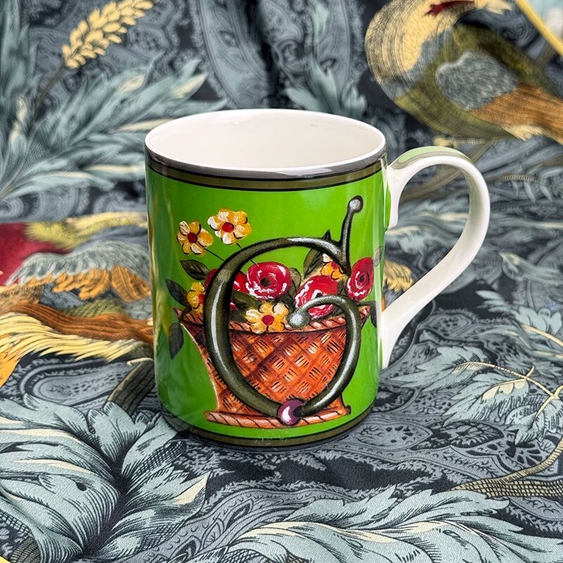 Набор керамических кружек Spode New Vintage Alphabet Kit Kemp: чашка для чая, кофейная чашка Кружка Spode's G