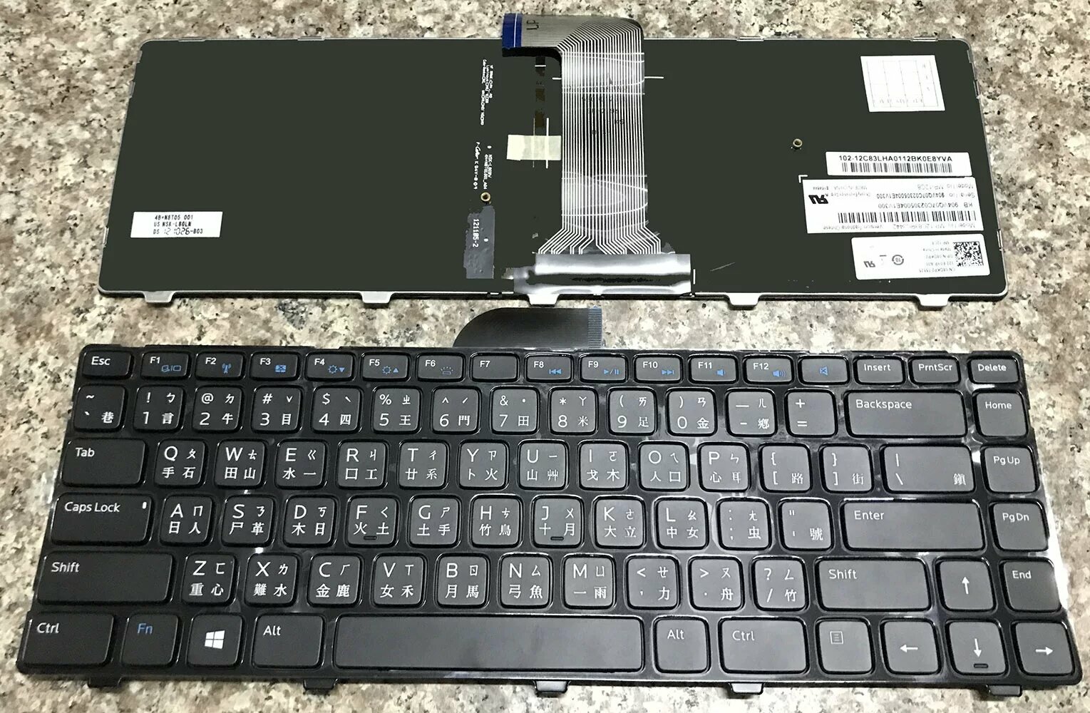 Клавиатура RU/SP подходит для DELL Dell 14R-2158 3437, Latitude 3440, Vostro 2421 [Совершенно новый](Аутентичная