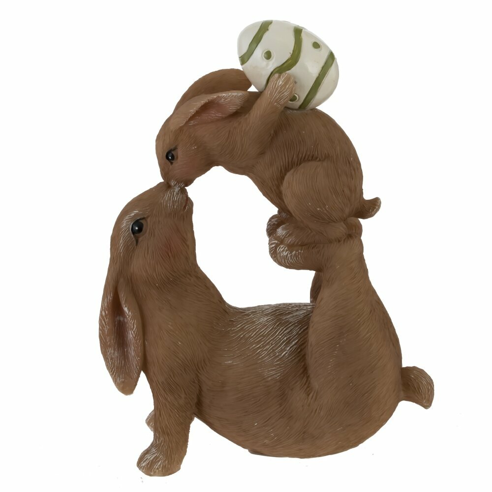 Фигурка Зайцы, 9,5х5,5х13 см KSM-819480