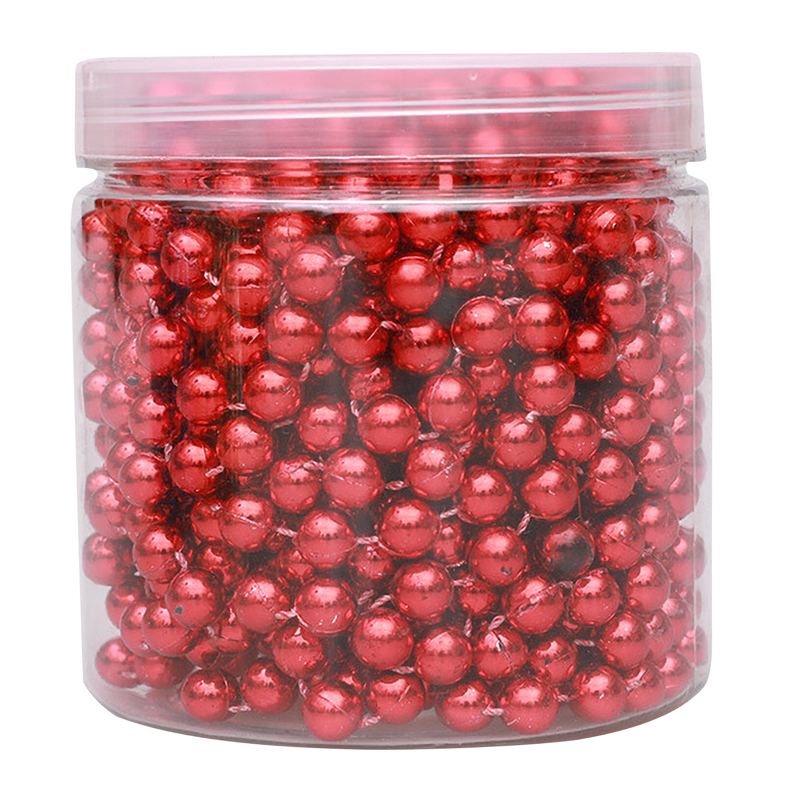 Цепочка из шаров для Рождества 26FT Shatterproof для елки, пластиковые шары на нитке для украшения Рождества, длина 8м, материалы Пластик и Нейлон, цвета Золотой Серебряный Синий Красный, упаковка 8*8*8см, вес 273г