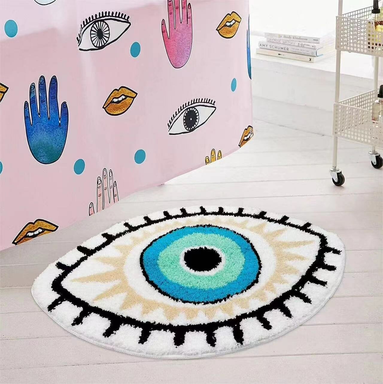 Ковер Deep eye carpet, абстрактный художественный ковер eye carpet, 60*90 см