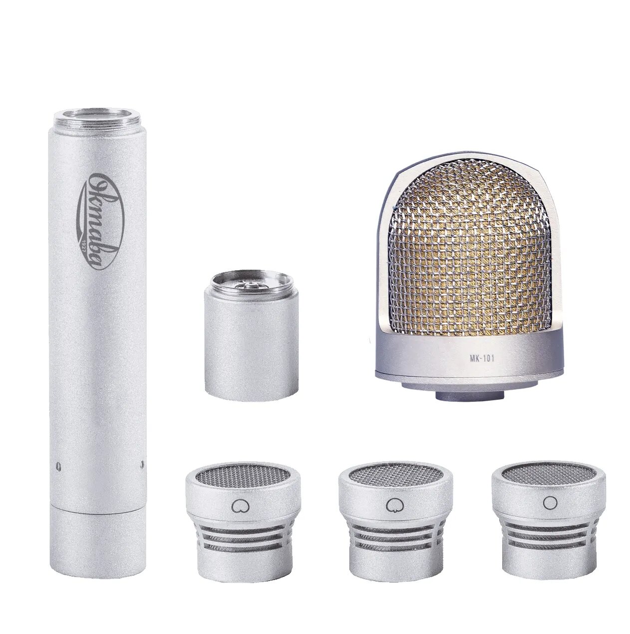 Стереопара микрофонов Октава МК-012-10 (никель, в деревянном футляре)