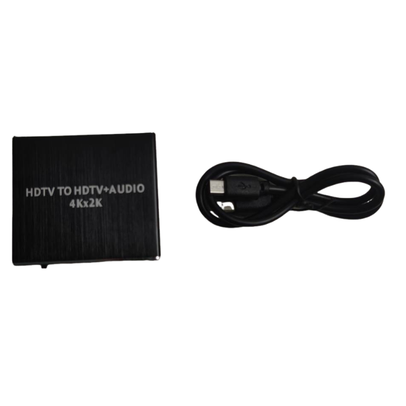 4K HDMI Audio Extractor Converter, HDMI to SPDIF Converter | HDMI to HDMI and Optical SPDIF с поддержкой 3.5mm стерео, 3D, 1080p, черный цвет, алюминиевый сплав, размер 5.7*5.8*2.1cm, вес 0.059kg, разрешение 1080P, в комплект входят 1*Converter,