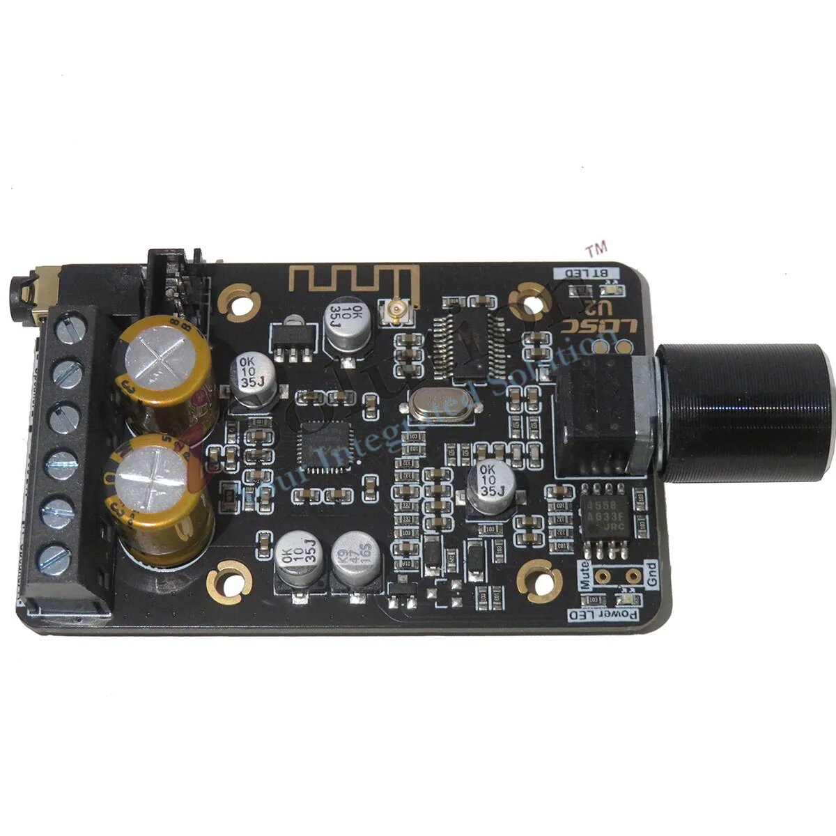 Плата цифрового усилителя Bluetooth 5,0 HIFI PAM8620, аудио динамик «сделай сам», 15 Вт * 2, двухканальный модуль стереоусилителя