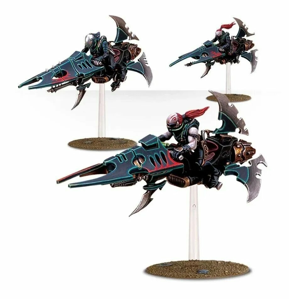 Смола вархаммер 40000 миниатюра Warhammer 40000 Dark Eldar Reavers миниатюры днд Фигурка для настольной игры