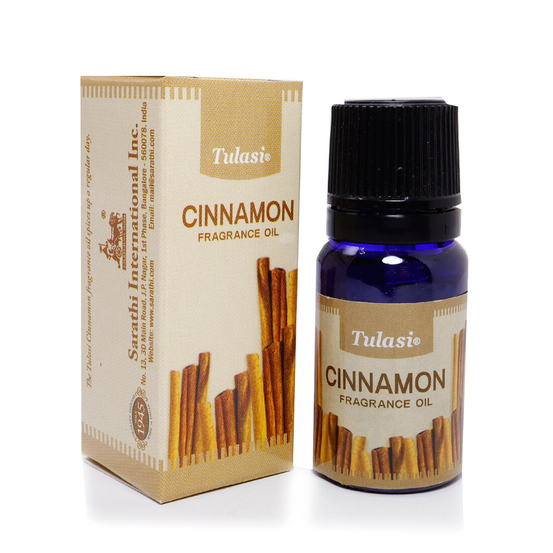 Tulasi CINNAMON Fragrance Oil (Туласи корица ароматическое масло), 10 мл.