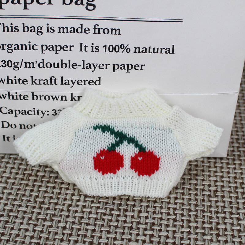 20 см хлопковая кукла, одежда, плюшевая кукла-медведь, плюшевая игрушка, сменный свитер, детская одежда, милые