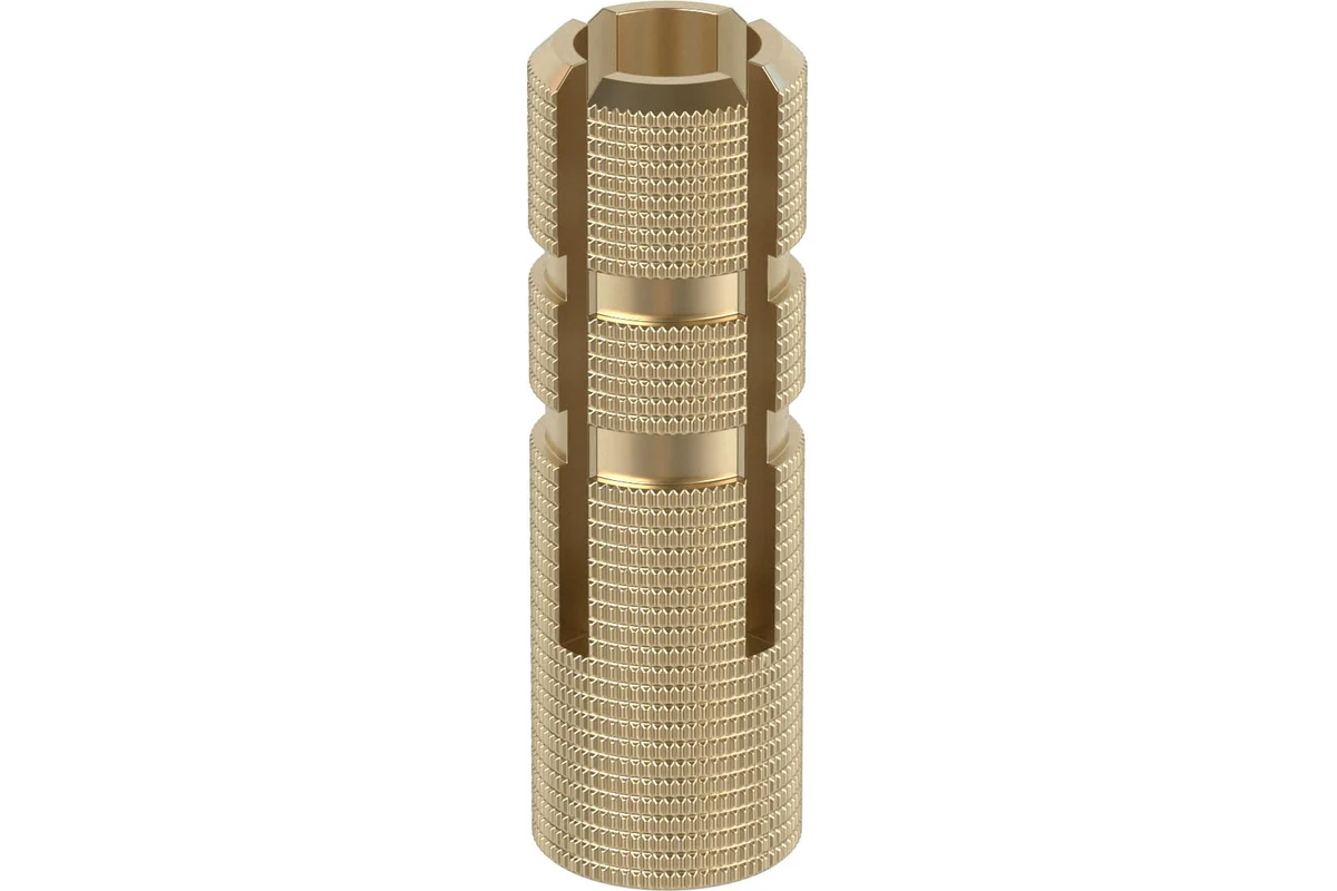 Латунный анкер DKC CM411034, диаметр резьбы М10, длина 34 мм, 90 штук