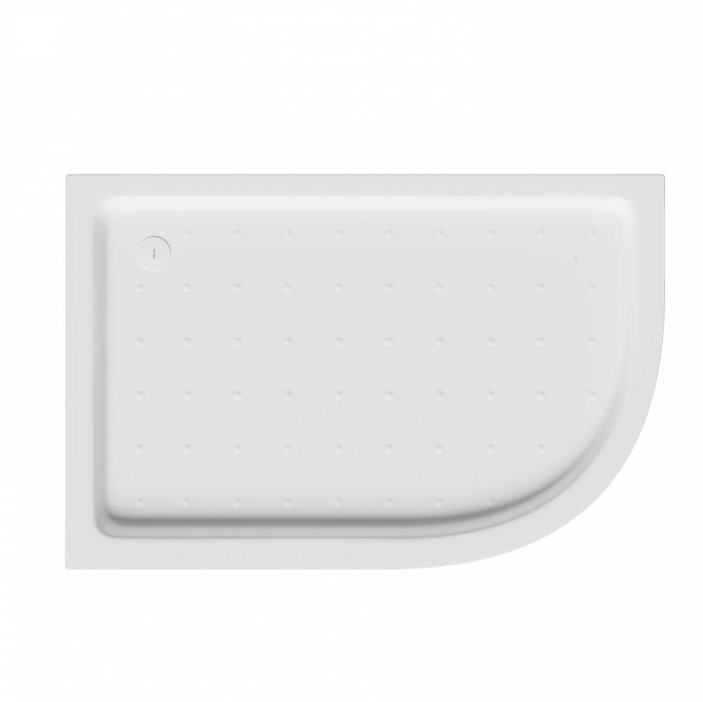 Душевой поддон Abber AD3E109 L 100х90 асимметричный белый