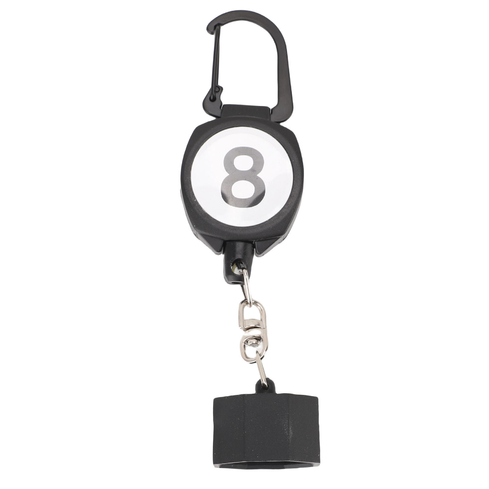 Держатель бильярдного мела ABS Portable Bool Tolk Holder с выдвижной веревкой для веревки для бильярдного аксессуара восьмиугольника