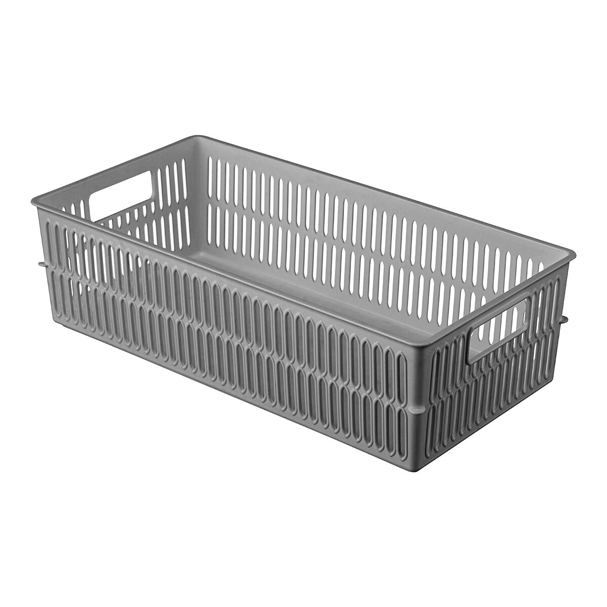 Корзина для хранения Бытпласт Simplify, 27,4 x 14 x 7,8 см, серая