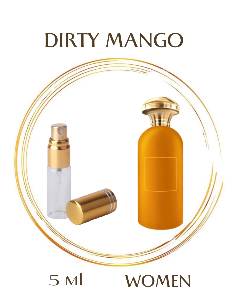 Духи парфюм Dirty Mango спрей 5 мл женские, цветочные, фруктовые, сладкие