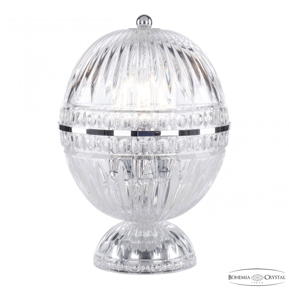 5480L/18 Ni Clear/M-1G Настольная лампа хрустальная Bohemia Ivele Crystal, 5480