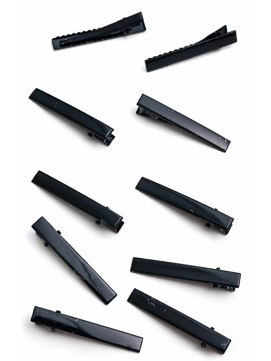 Зажим металлический 5.5см (10 шт)